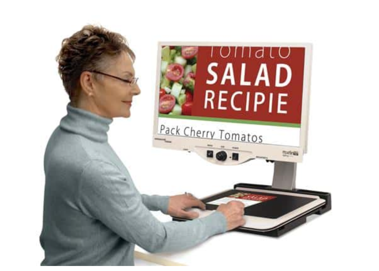 Desktop Video Magnifiers - High Definition Large Low Vision Aids ...