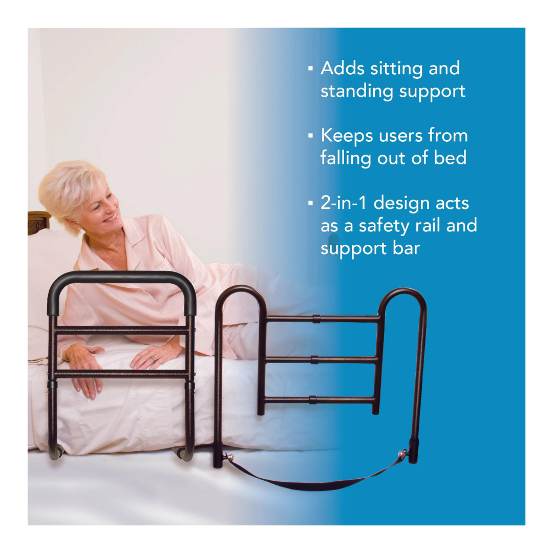 Carex Easy-Up Bed Safety Rails - Fall Prevention, In Stock – Senior.com
