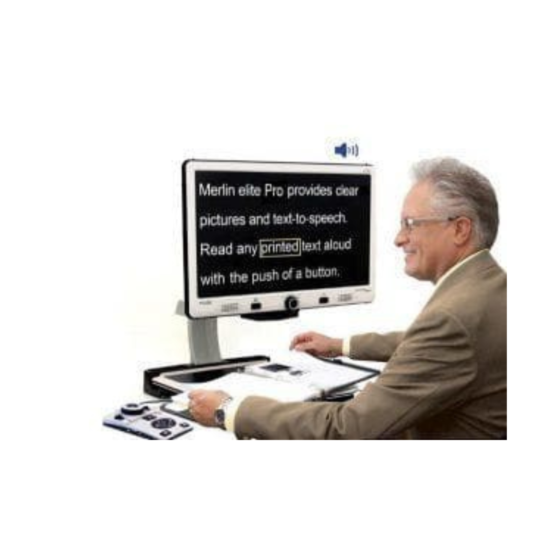 Enhanced Vision Merlin Elite Pro Video Magnifier, In Stock – Senior.com