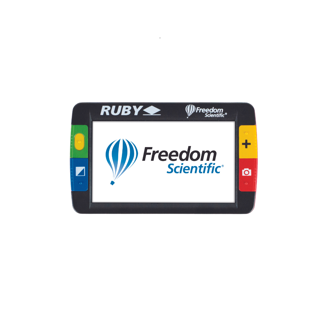 Freedom Scientific Ruby Portable Video Magnifier, In Stock – Senior.com