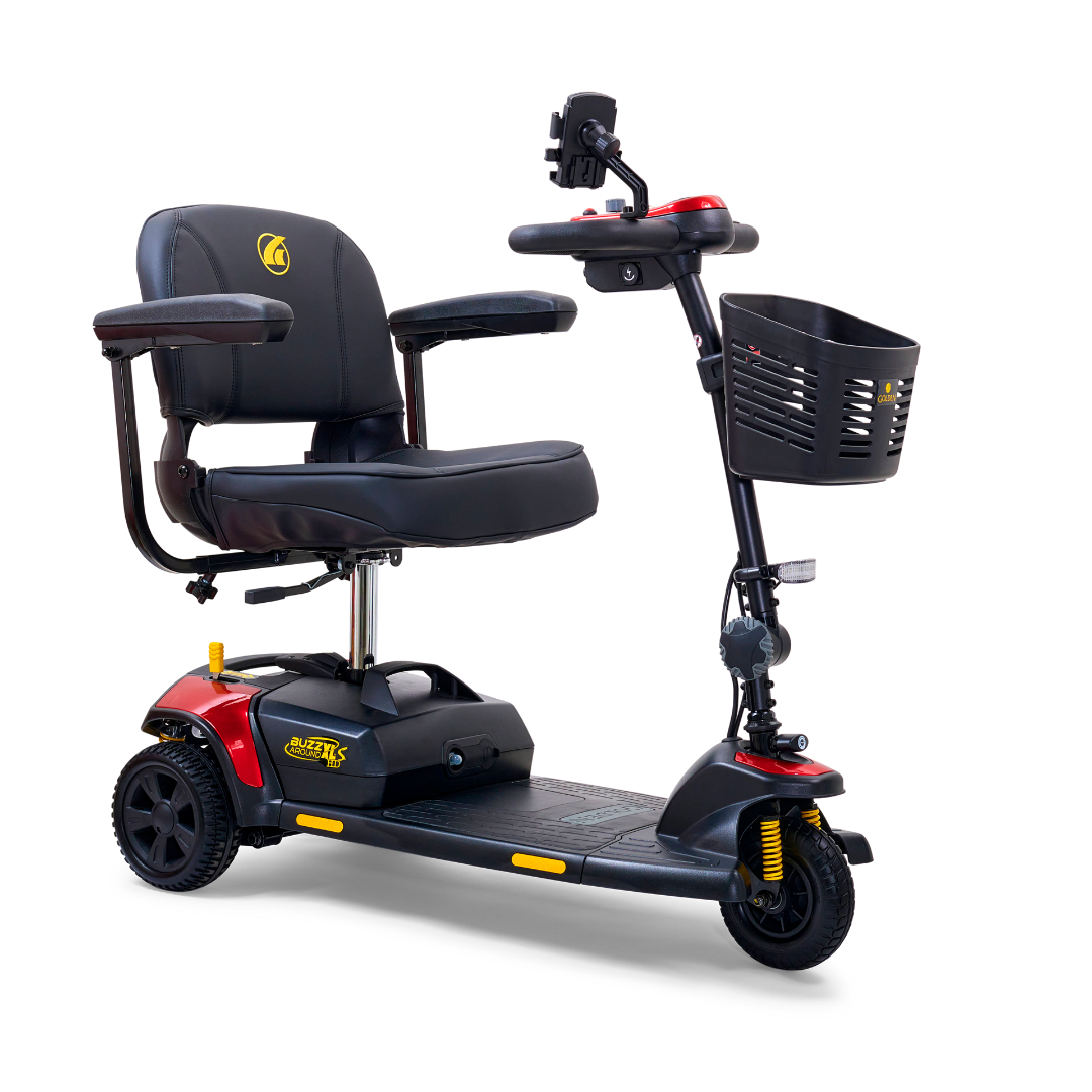 Golden Tech Buzzaround XLS-HD 3-Wheel Scooter - In Stock