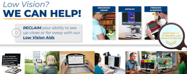 Vision Enhancers & Magnifying Glasses, Available at Senior.com