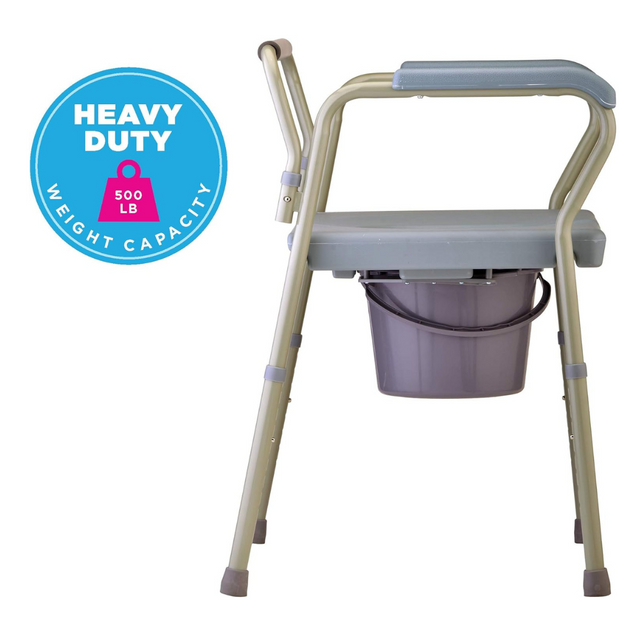 Nova Medical Heavy Duty Commode, Extra Wide Seat, In Stock
