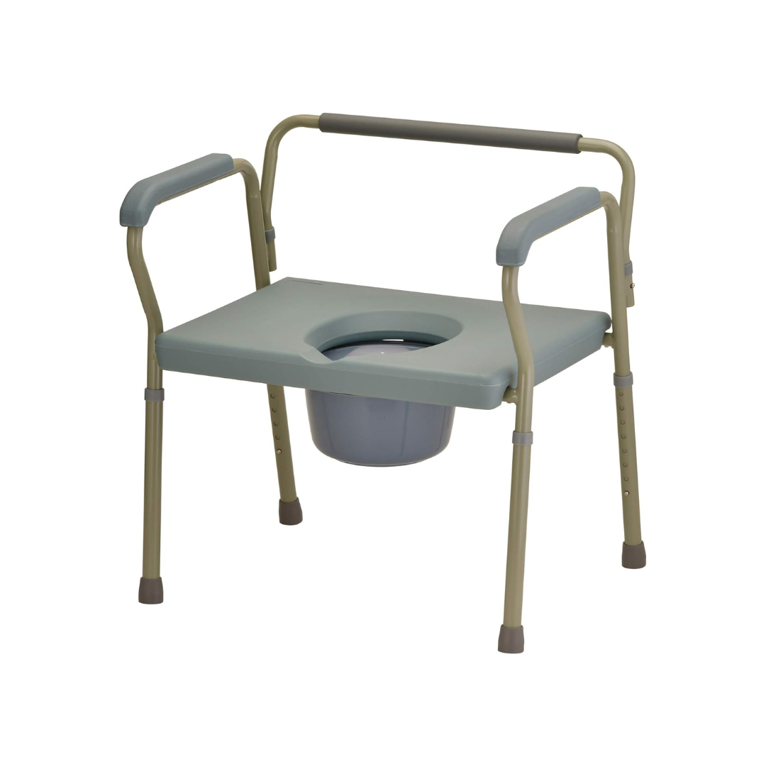 Nova Medical Heavy Duty Commode, Extra Wide Seat, In Stock – Senior.com