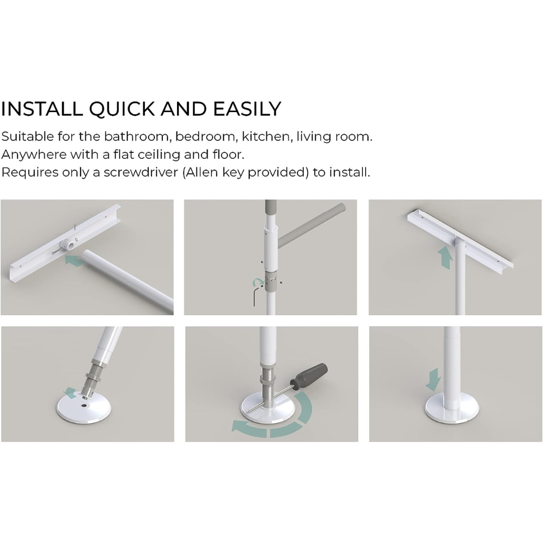 HealthCraft SuperPole Security Standing Aid - Household Fall Preventio