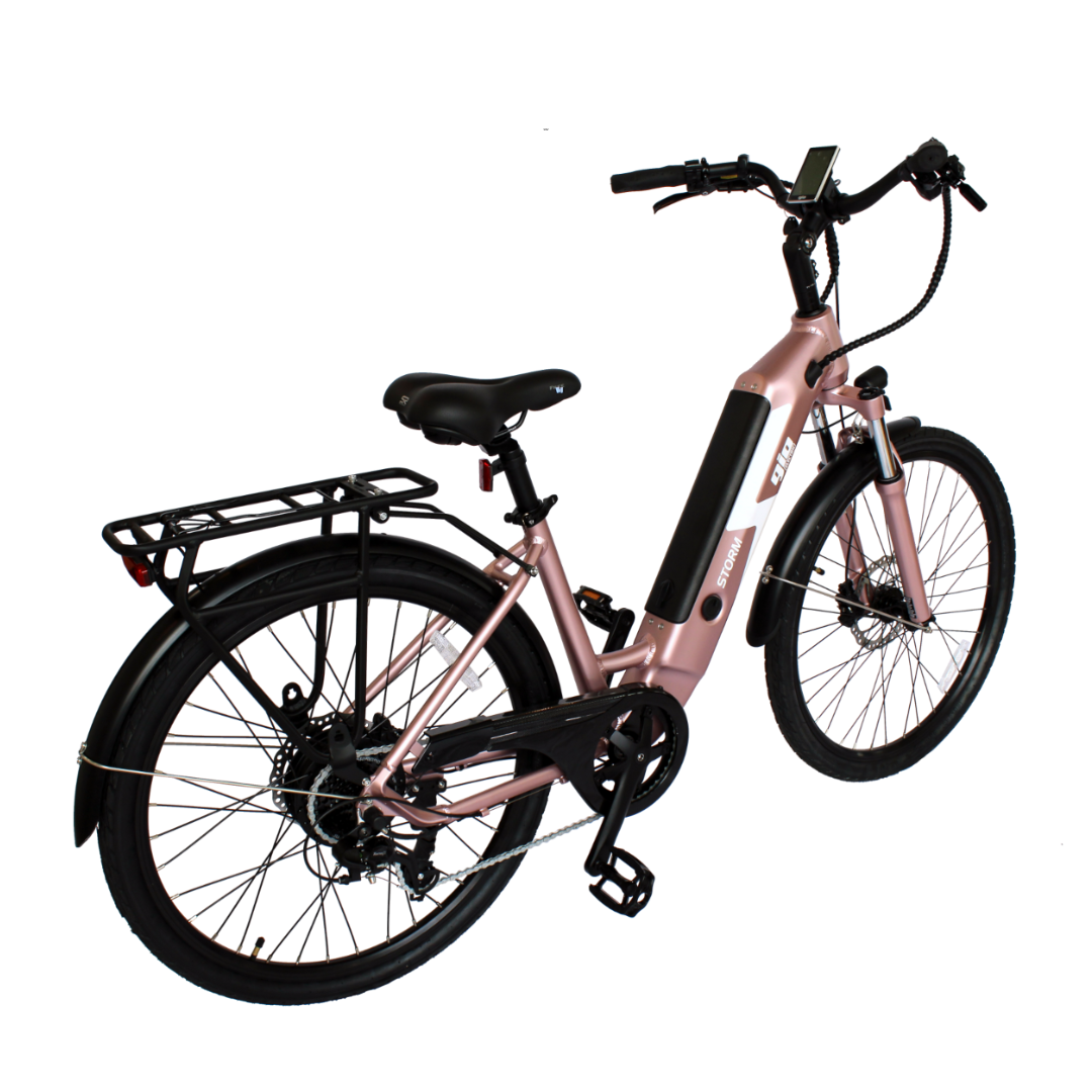 GIO Storm Electric Bike with Integrated Samsung High Powered Battery