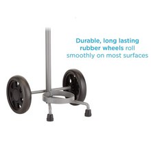 Nova Medical Rolling Oxygen Tank Carrier Cart with Tubing Hook