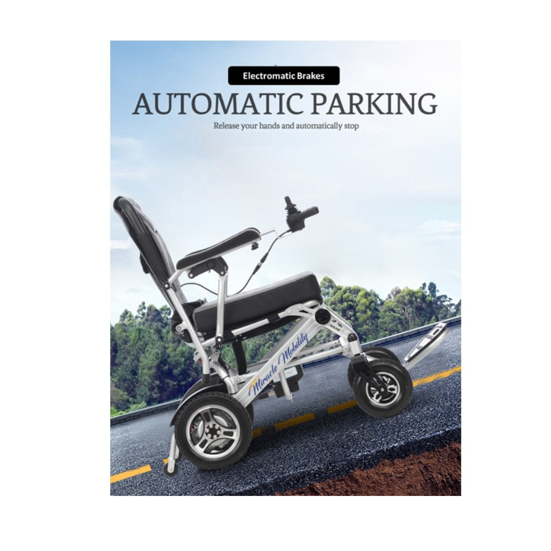 Miracle Mobility Silver 6000 Plus Power Wheelchair - Airline Approved