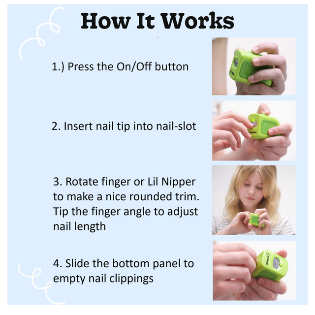 Lil Nipper Automatic Electric Handheld Nail Clipper
