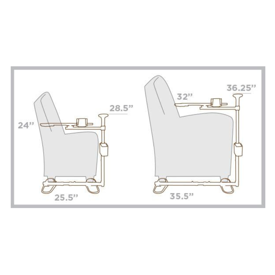 Signature Life Independence 360 Degree Swivel Tray Table