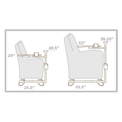 Signature Life Independence 360 Degree Swivel Tray Table
