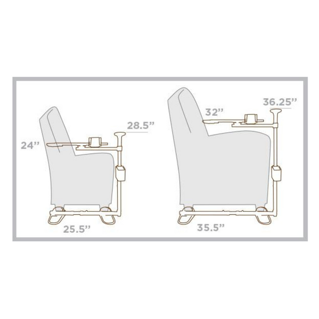 Signature Life Independence 360 Degree Swivel Tray Table