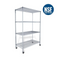 SafeRacks 5-Tier Wire Shelving Storage Racks on Wheels 18” x 48” x 72”