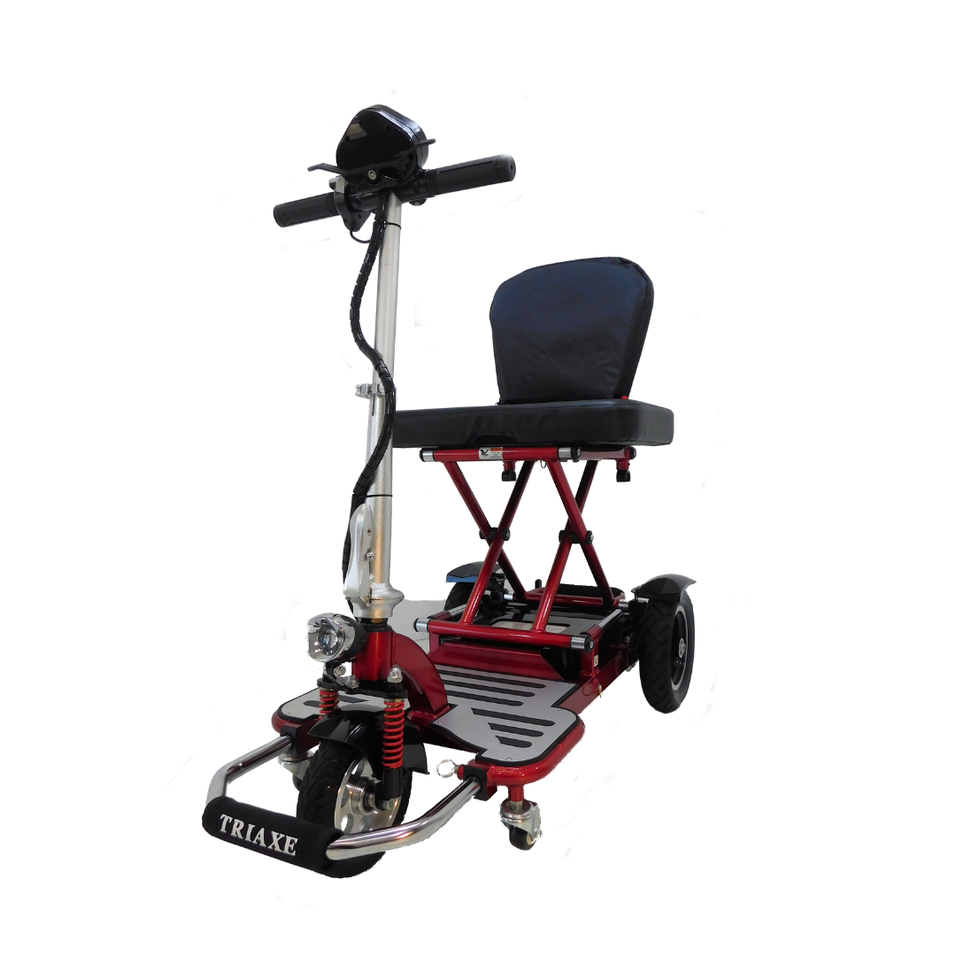 Triaxe Cruze Folding Portable Mobility Scooter - Folds Flat - 18 Miles