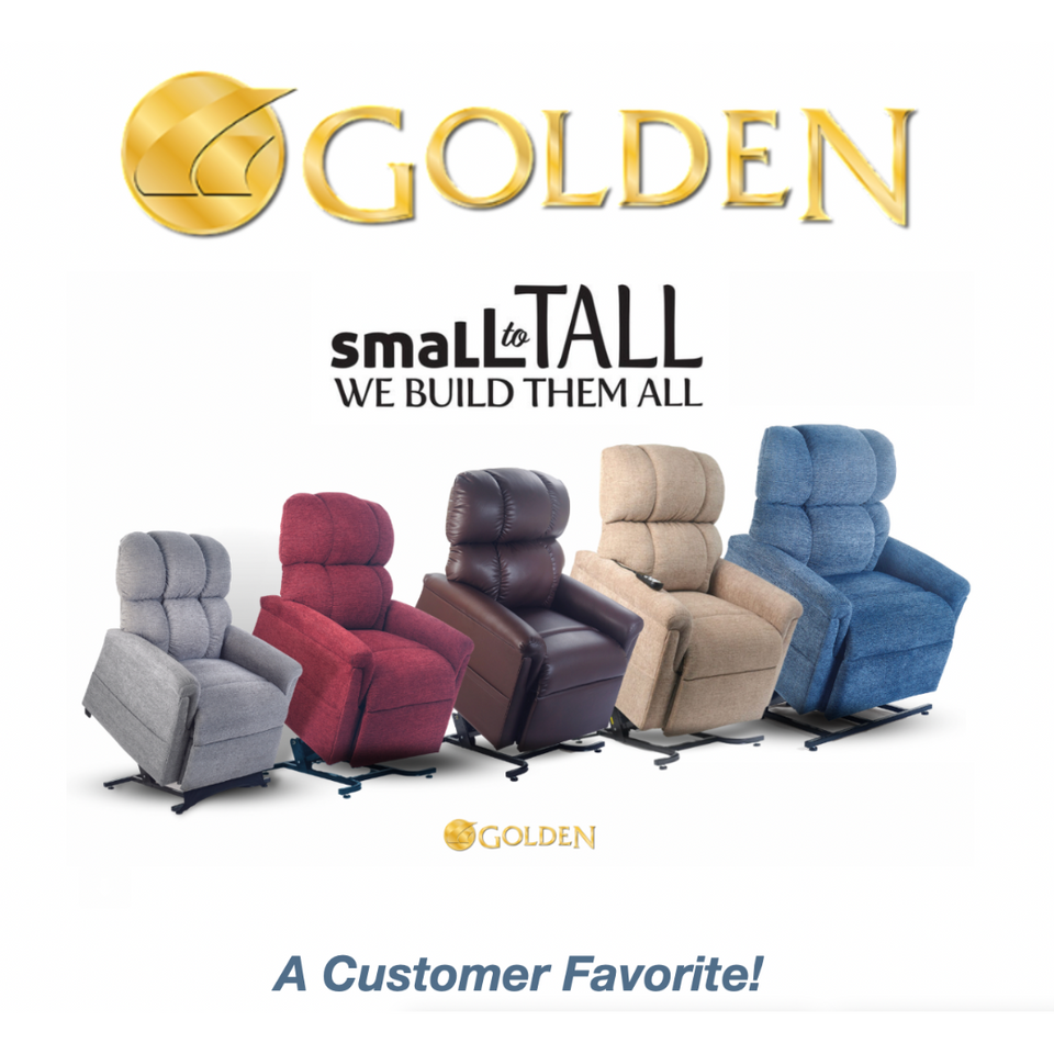 Golden Technologies Lift Chairs & Power Recliners In Stock
