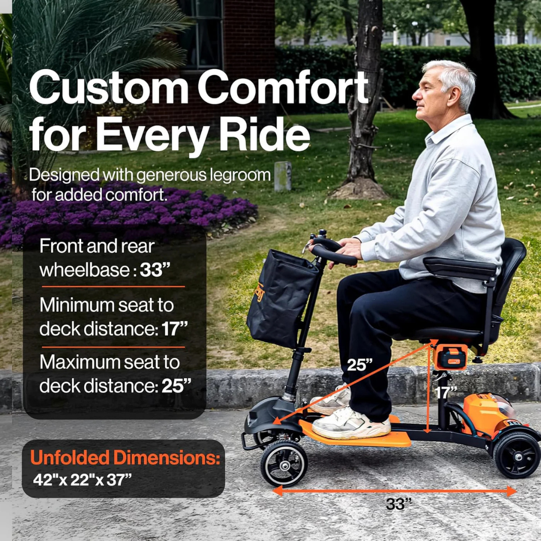 SuperHandy Passport Prime Mobility Scooter GUT177 – Senior.com