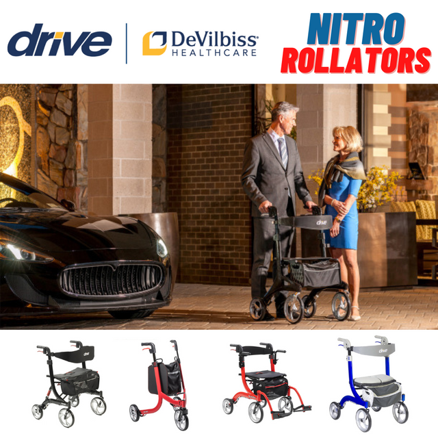 Mobility Rollators of All Colors, Sizes, & Designs Available