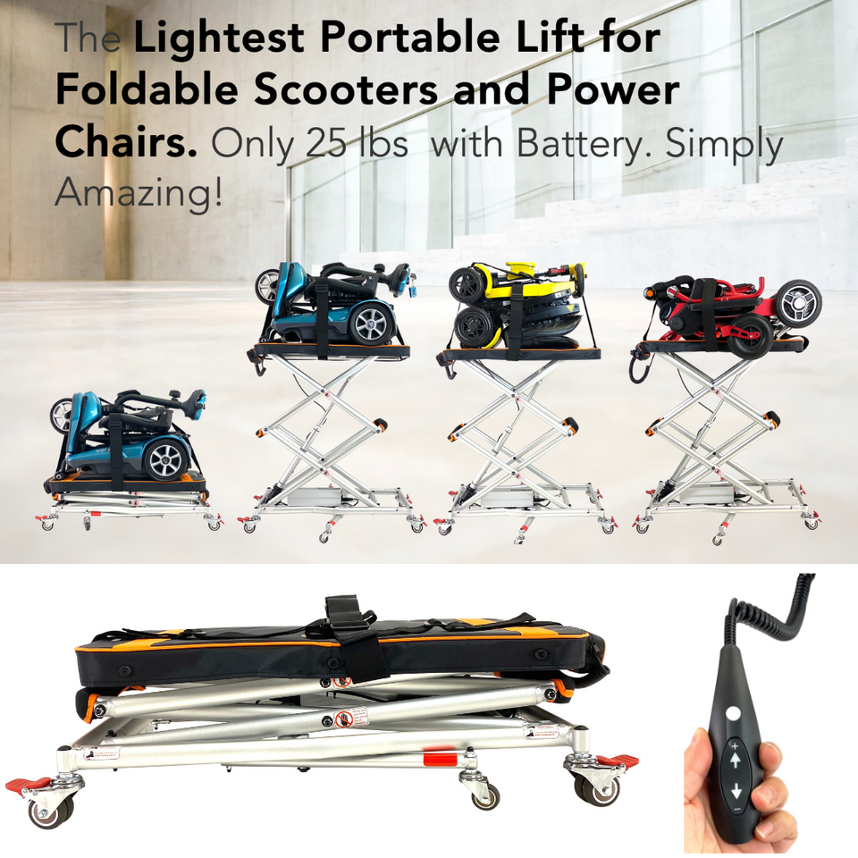 DMI® Retractable Lightweight Portable Wheelchair Ramps - Telescoping