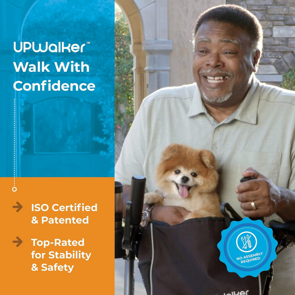 LifeWalker Mobility UPWalker - Innovative Upright Rolling Walkers