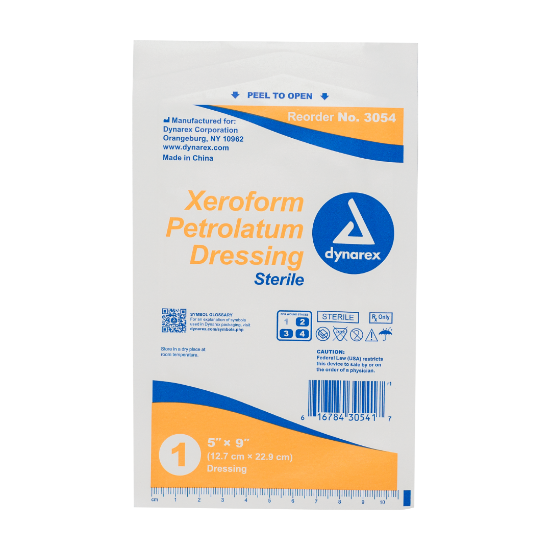 Dynarex Xeroform Petroleum Medicated Fine Mesh Gauze Dressing