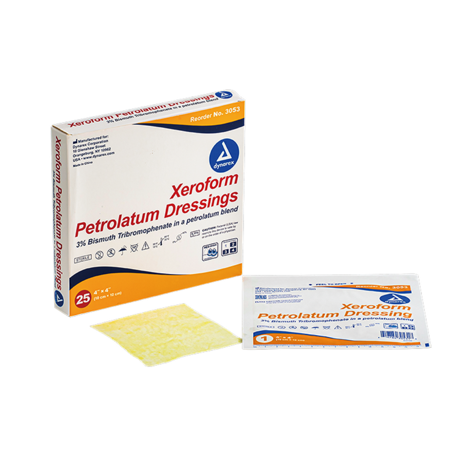 Dynarex Xeroform Petroleum Medicated Fine Mesh Gauze Dressing