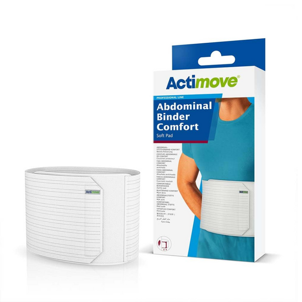 Actimove Abdominal Binder Comfort with Soft Pad - Compression Garment ...
