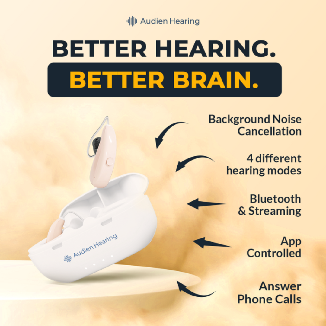 Audien Hearing Ion PRO OTC Hearing Aid - 45 Day Risk Free Trial