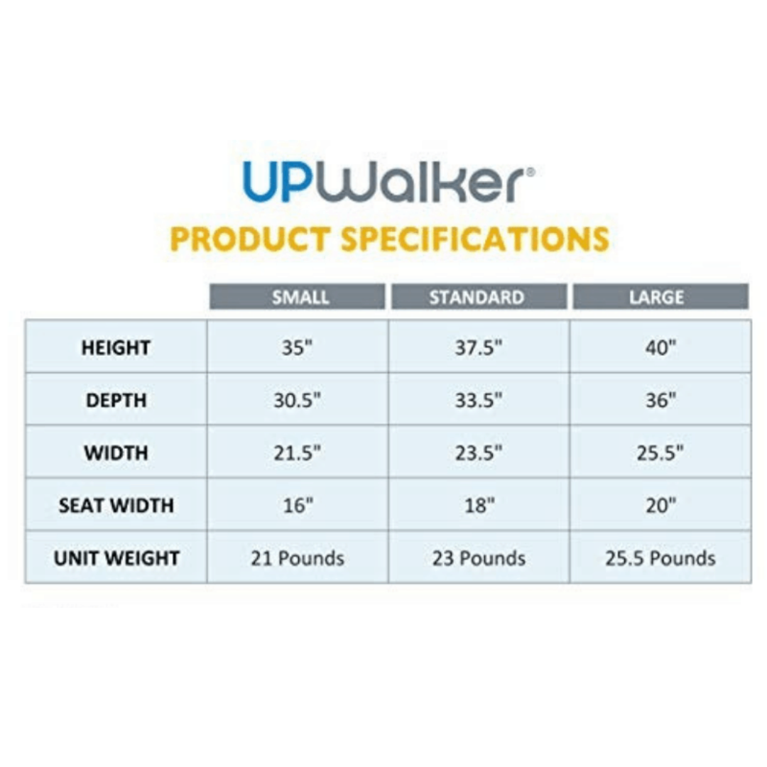 LifeWalker Mobility UPWalker - Innovative Upright Rolling Walkers