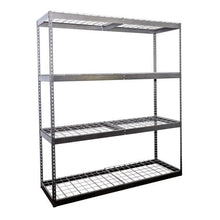 SafeRacks Garage Shelving Standing Storage Racks - 4 Shelves - 3 Sizes