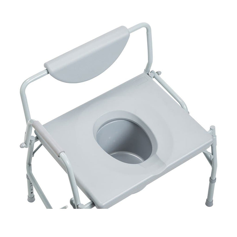 Drive Medical Bariatric Drop Arm Bedside Commode Chair - 1,000 lb Cap ...