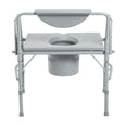 Drive Medical Bariatric Drop Arm Bedside Commode Chair - 1,000 lb Cap