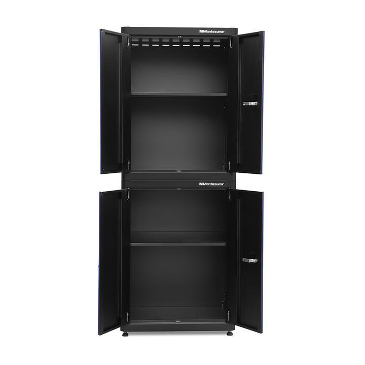 Montezuma 2-Door Stacking Garage Storage Cabinet - 24" Deep