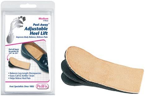 Pedifix Peel-Away™ Adjustable Heel Shoe Lift - For Men and Women