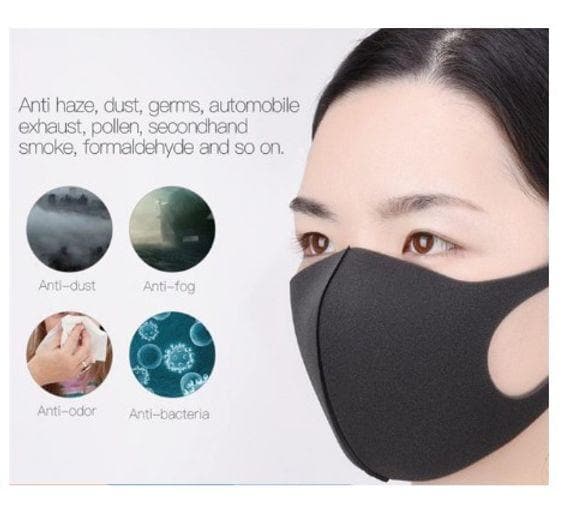 Comfortable Polyester Dusk Masks Are Washable & Reusable - 5 Colors