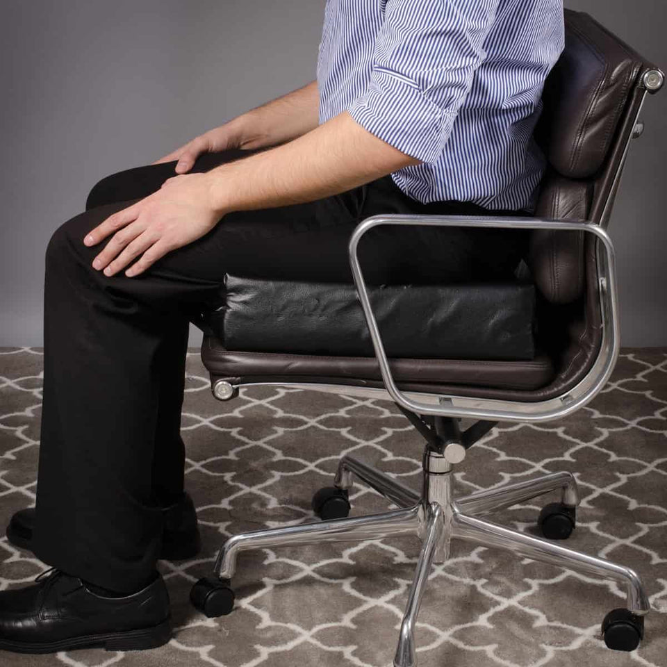 DMI Deluxe Seat Lift Seat Riser Car Cushion Pillow with Handles