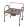DMI Extra-Wide Bariatric Bedside Commode - 500 Lb Weight Capacity