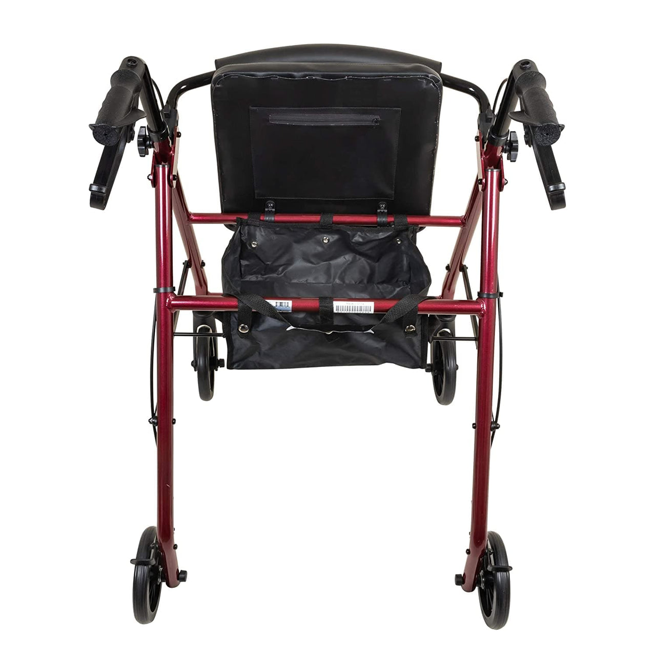 ProBasics Aluminum Rollator Rolling Walker with Seat & 6-inch Wheels