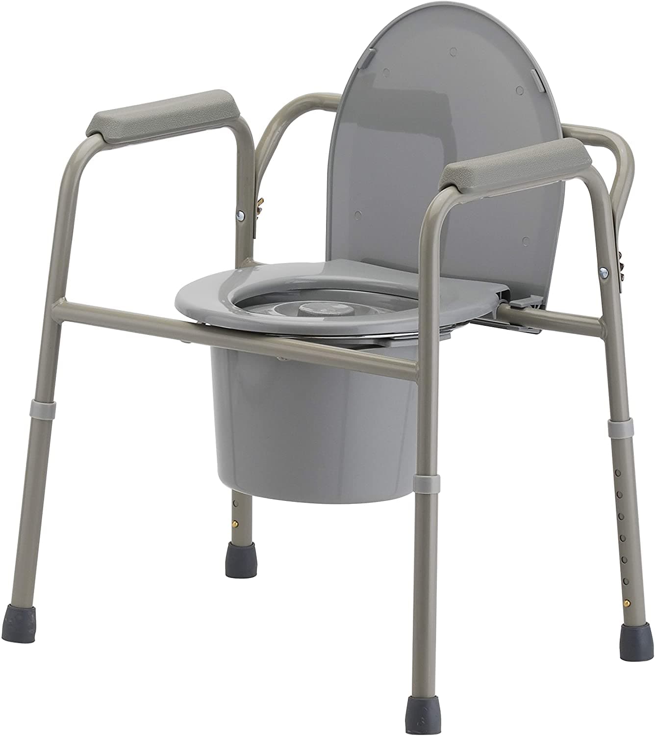 Nova Medical 3-in-1 Lightweight Bedside Commode & Toilet Safety Frame