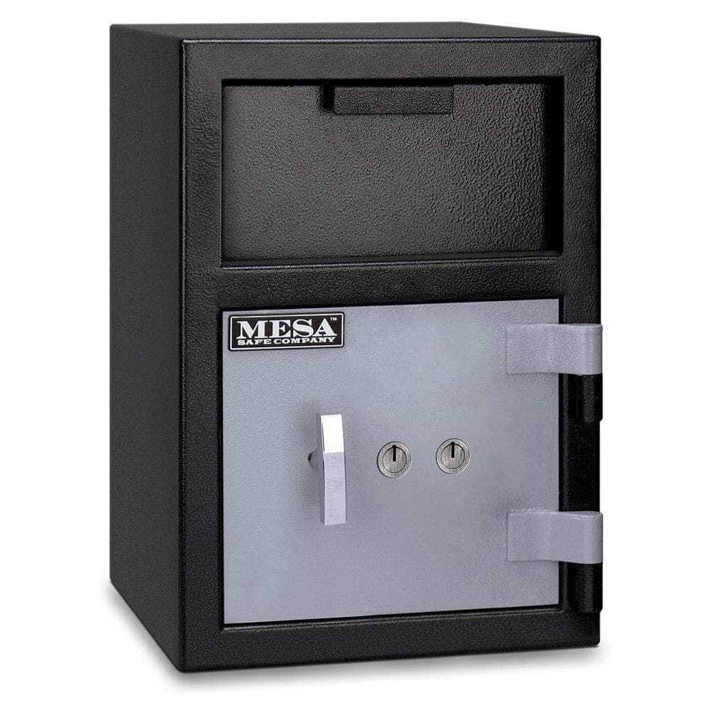 Mesa Safe All Steel Depository Safe with Dual Key Lock & Deposit Bag