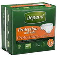 Depend Protection with Tabs Incontinence Underwear - Maximum Absorbenc