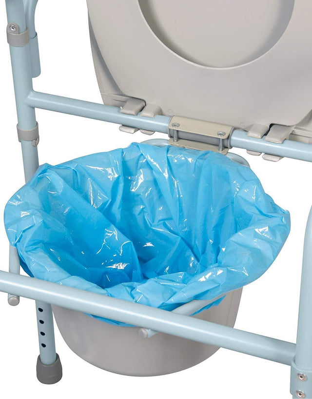 Carex Disposable Commode Liners With Absorbent Powder - 7 Per Box