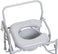 Drive Medical Deluxe Steel Drop-Arm Commode with Padded Seat