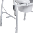 Drive Medical Deluxe Steel Drop-Arm Commode with Padded Seat
