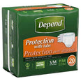Depend Protection with Tabs Incontinence Underwear - Maximum Absorbenc