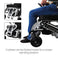 Foldawheel Electric Lightweight Folding Power Chair-Long Range Battery