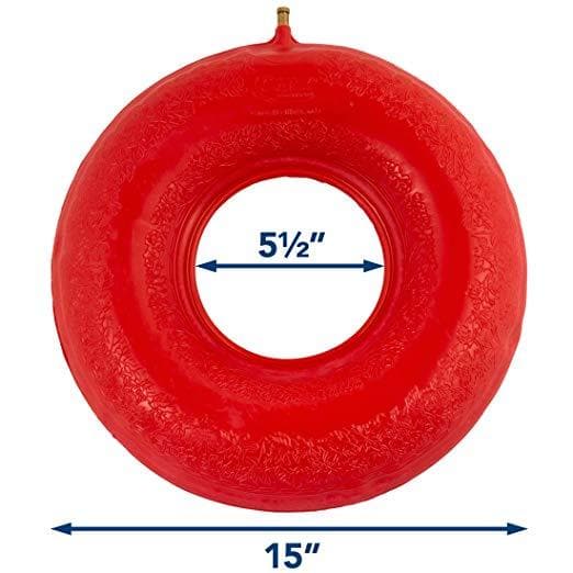 Carex Inflatable Round Donut Rubber Cushion - Large