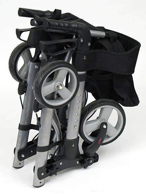 HealthSmart Euro-Style Lightweight Aluminum Folding Rollators
