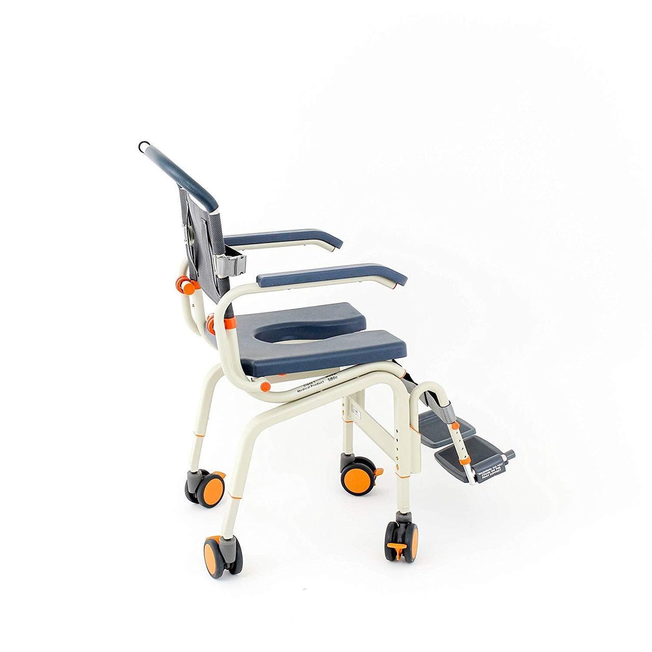 ShowerBuddy Roll-In Buddy Lite Transport Shower Chair Commode Opening