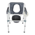 Lifestyle Mobility Aids Deluxe Folding Aluminum Deep Seat Commode
