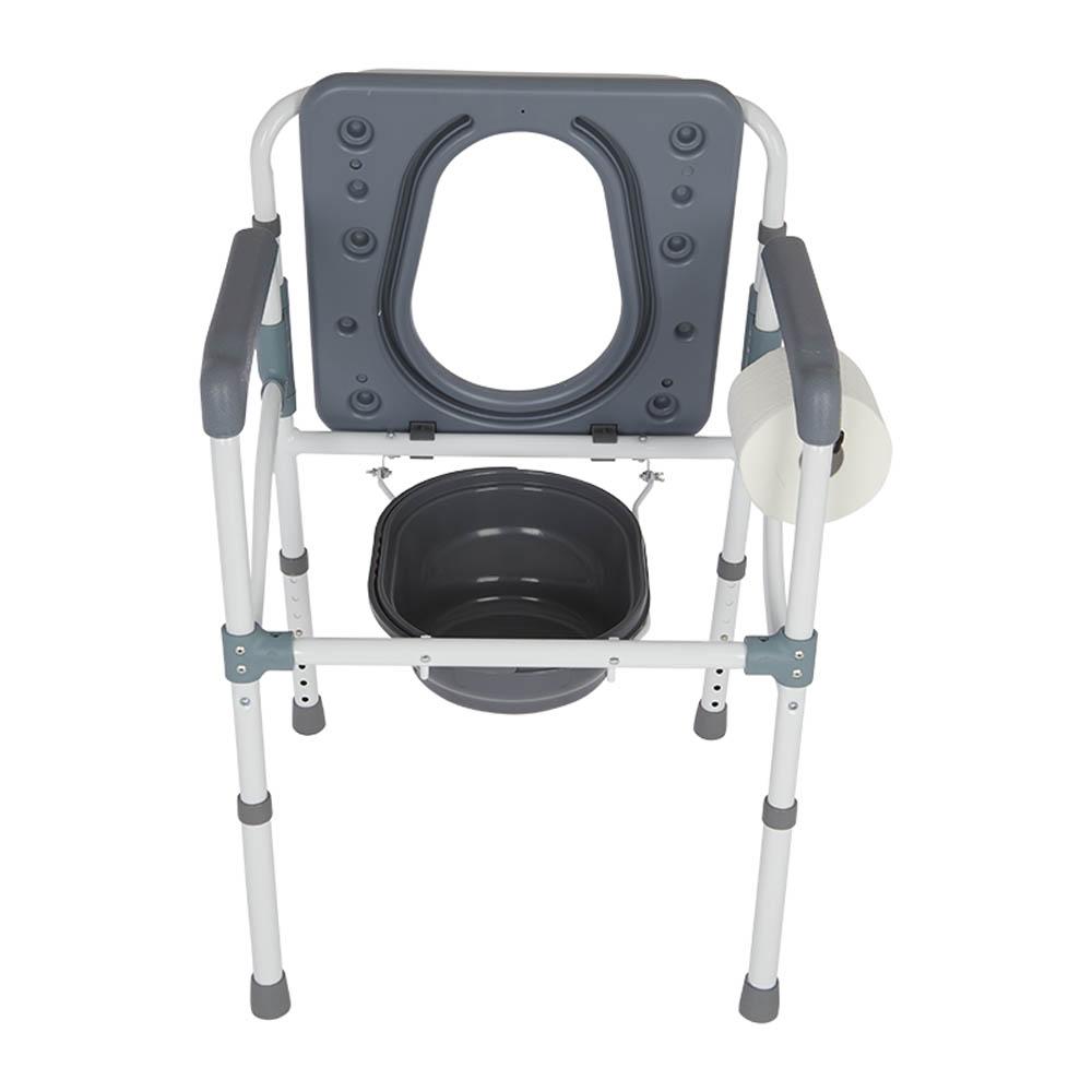 Lifestyle Mobility Aids Deluxe Folding Aluminum Deep Seat Commode